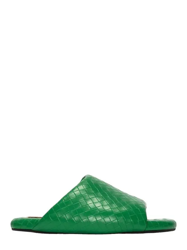 SIMONMILLER Woven Bubble Slides - Green