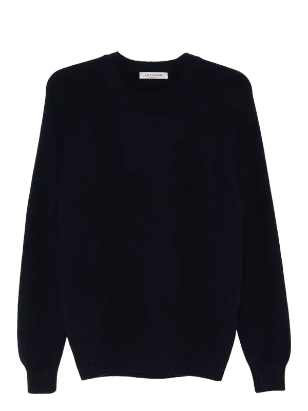 FILERIA Crew-neck Sweater - Blue