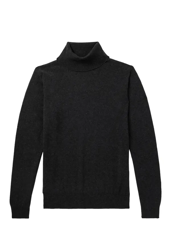 Loro Piana Cashmere Rollneck Sweater - Gray