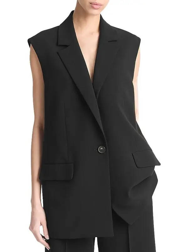 Vince Sleeveless Blazer - Black