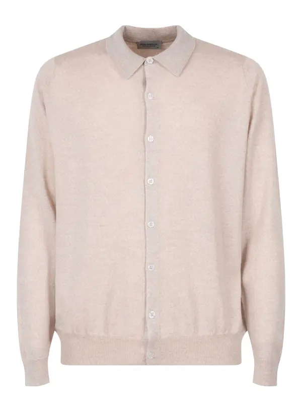John Smedley Tibor Cardigan - Neutrals