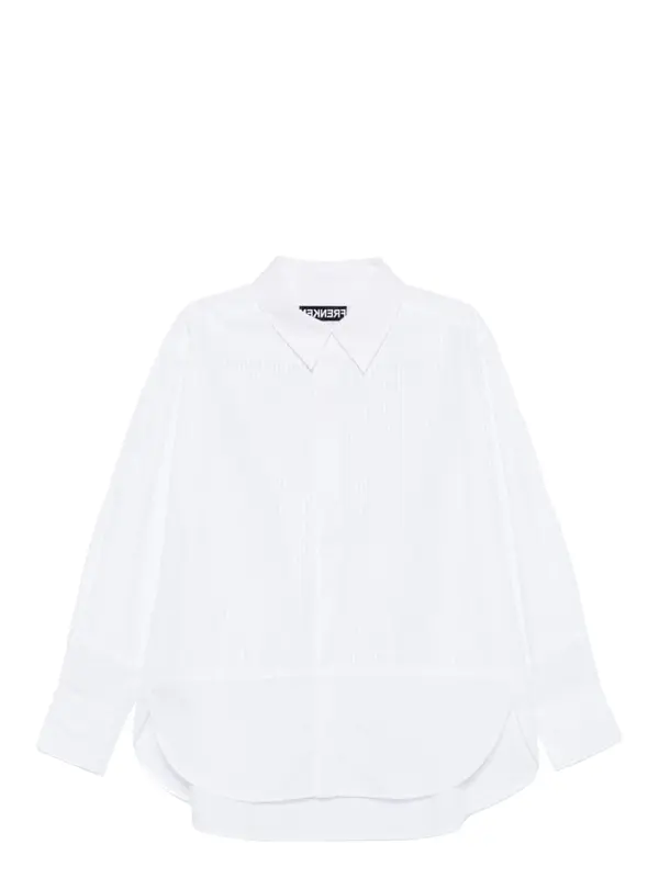 FRENKEN Sterling Cotton Poplin Shirt - White