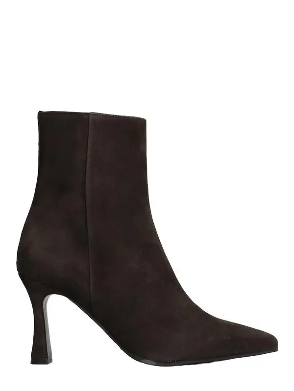 EVALUNA High Heels Ankle Boots - Brown