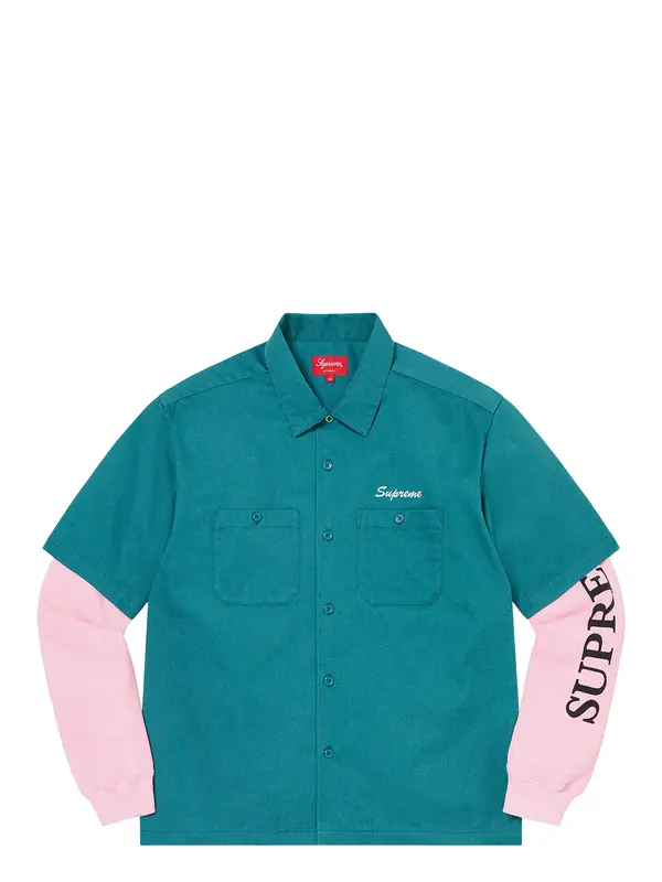 Supreme Thermal Work Shirt 'work - Green