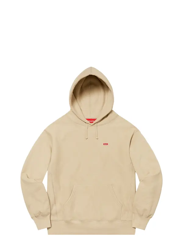 Supreme Small Box Hooded Sweatshirt - Tan