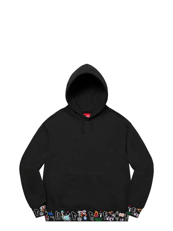 Supreme Aoi Icons Hooded Sweatshirt - Black