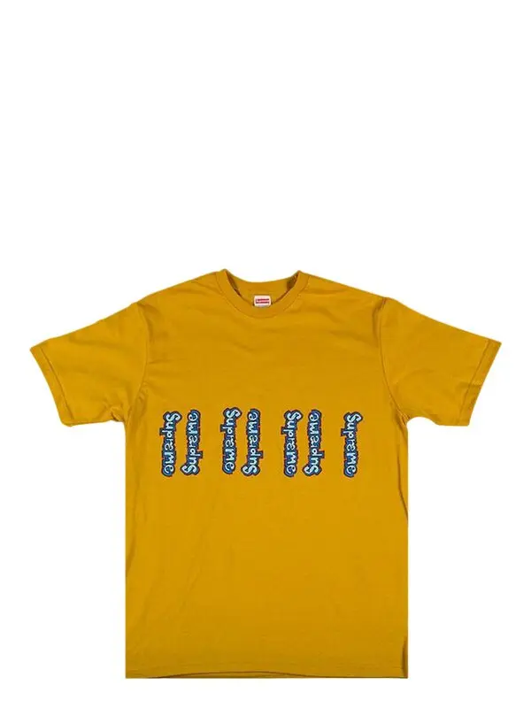 Supreme Gonz Logo T-shirt 'mustard - Yellow