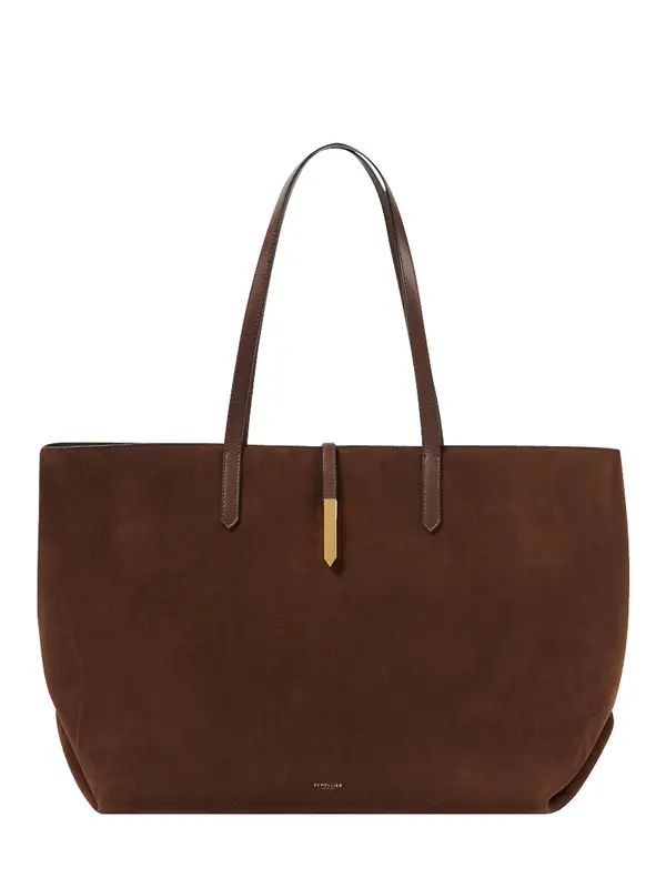 DEMELLIER Tokyo Suede Tote Bag - Brown