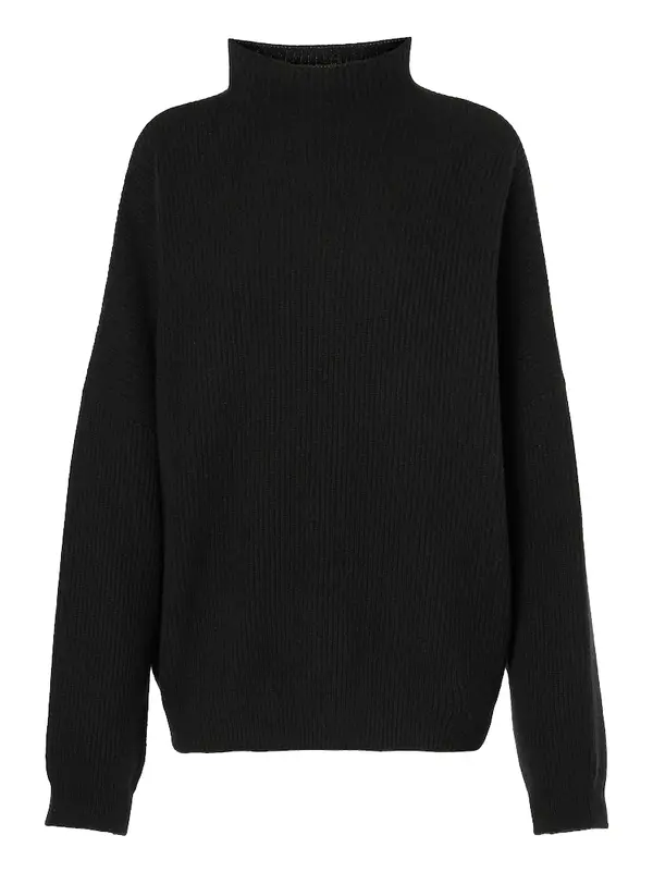 FFORME Kimm Cashmere-blend Mock Neck Sweater - Black