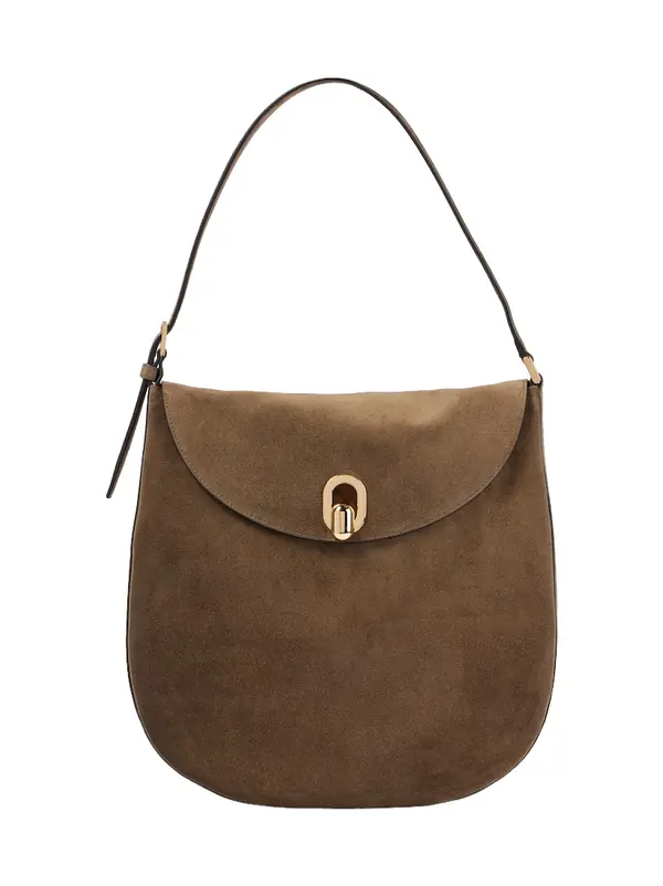 Savette Large Tondo Shoulder Bag - Brown