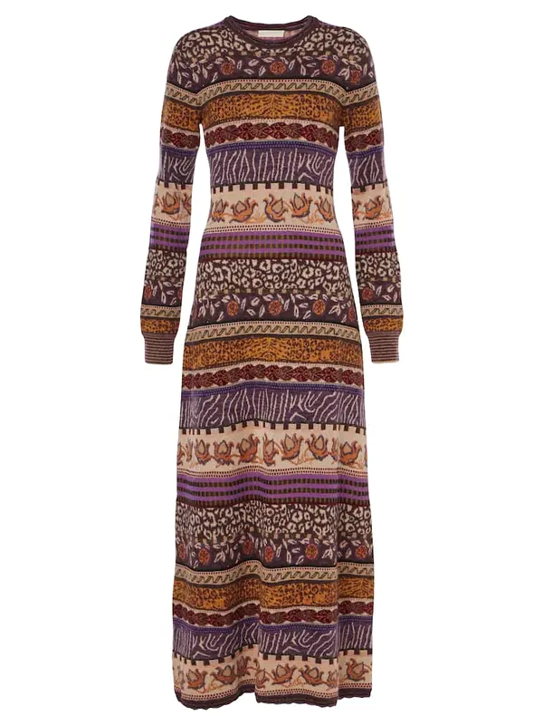 Ulla Johnson Paloma Jacquard Maxi Dress - Multicoloured