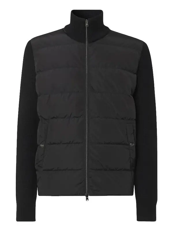 Herno Wool-trimmed Down Jacket - Black