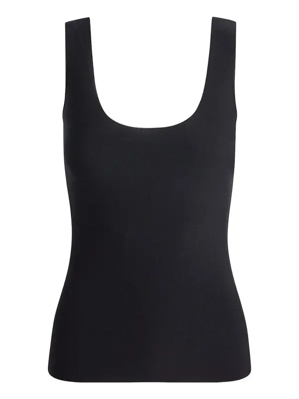 Commando Butter Scoop-neck Modal Tank - Mdn-black