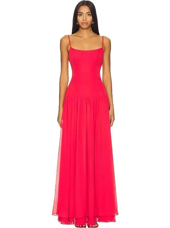 LOVERS AND FRIENDS Giulia Gown - Red