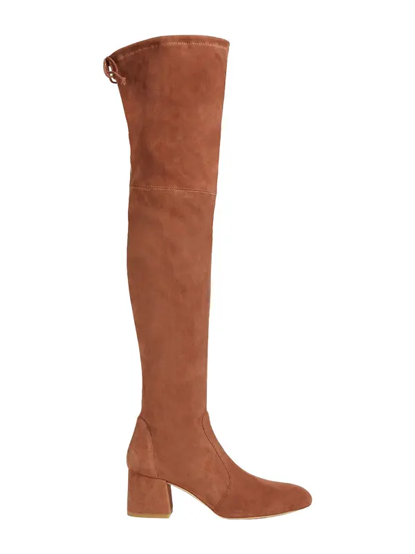 STUART WEITZMAN Flareland Over-the-knee Boots - Tan