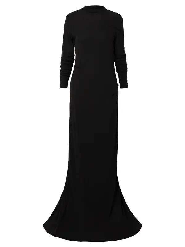 Gauchere Stretch-crepe Maxi Dress - Black