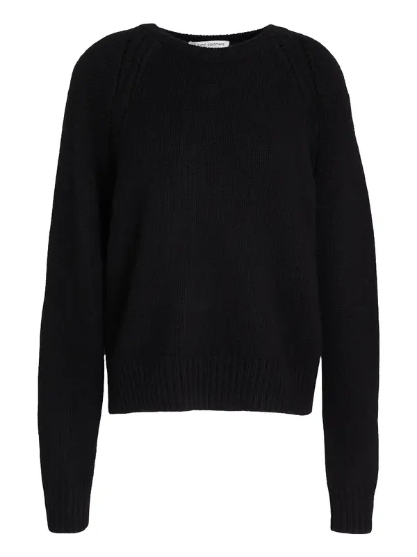 Autumn Cashmere Knitted Sweater - Black