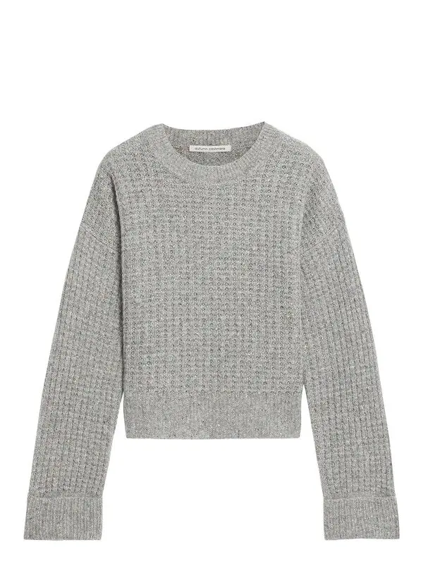 Autumn Cashmere Donegal Cashmere Sweater - Gray