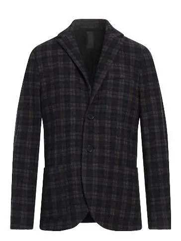 Harris Wharf London Single-breasted Tartan Blazer - Blue