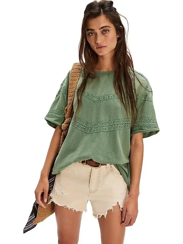Free People We The Free Dorothy Tee - Aged Green