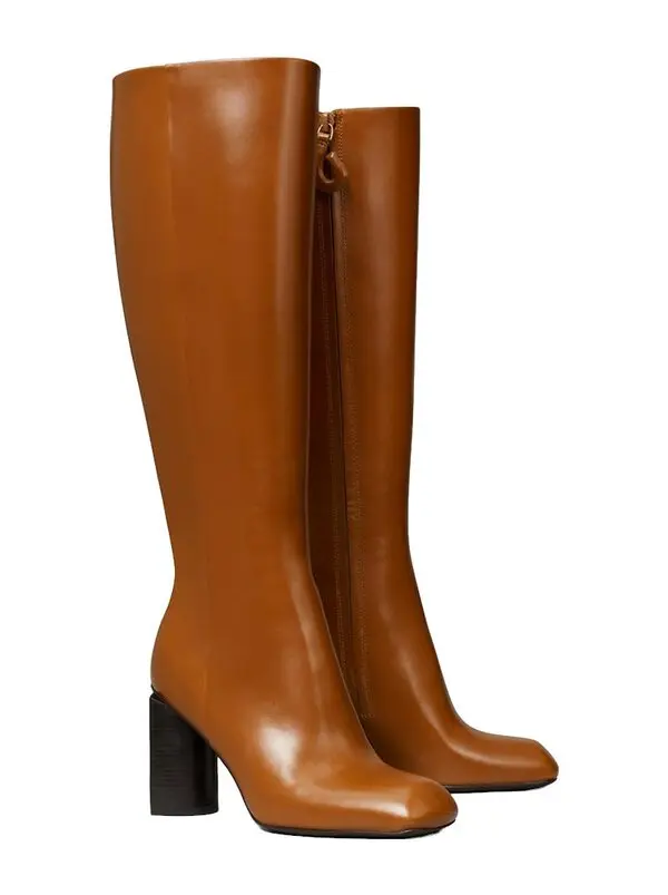 Tory Burch Twisted Knee-high Boot - Sierra Cognac