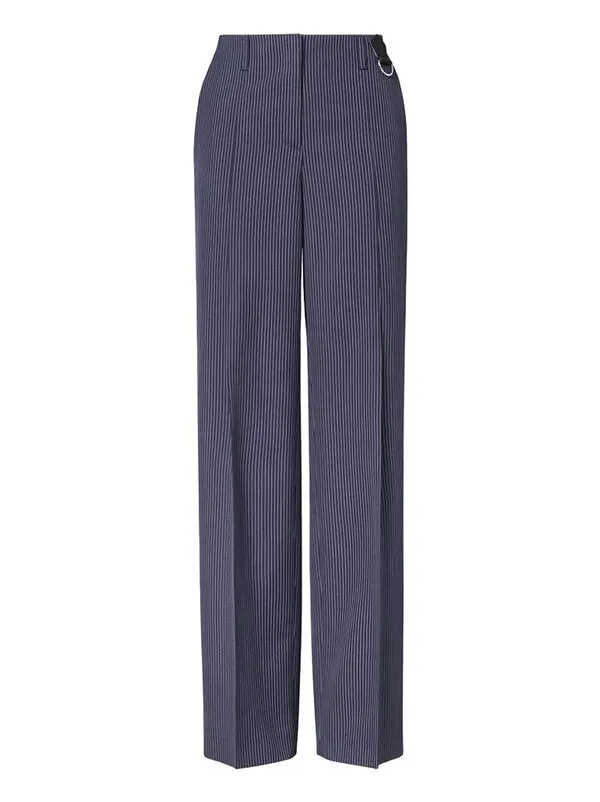 Tory Burch Crepe Pant - Tory Navy/white