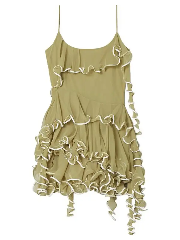 Tory Burch Jellyfish Jersey Dress - Moss Mesh