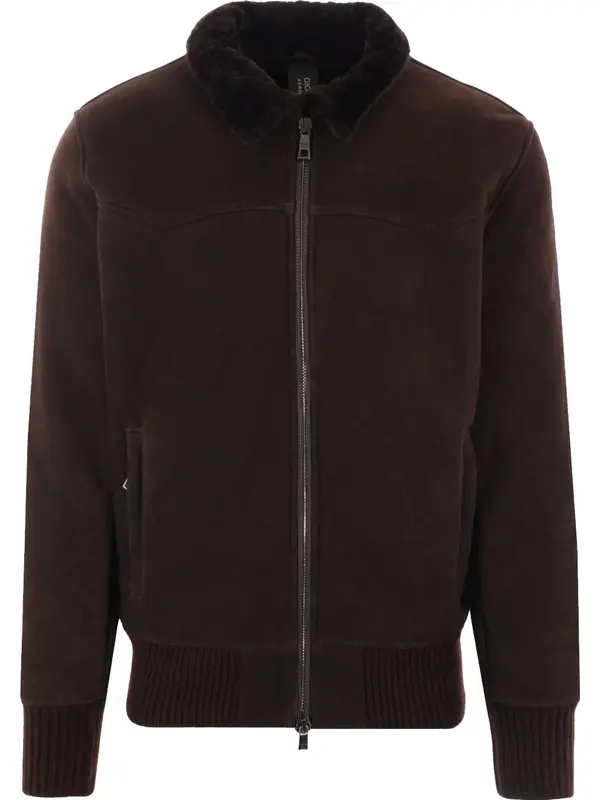 GIORGIO BRATO Shearling Jacket - Brown
