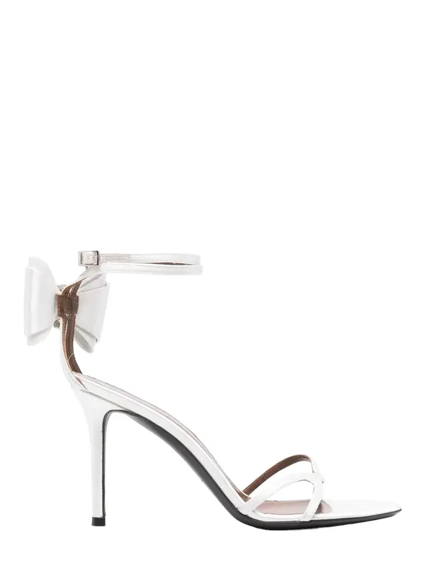 GIUSEPPE ZANOTTI 100mm Papillon Sandals - White