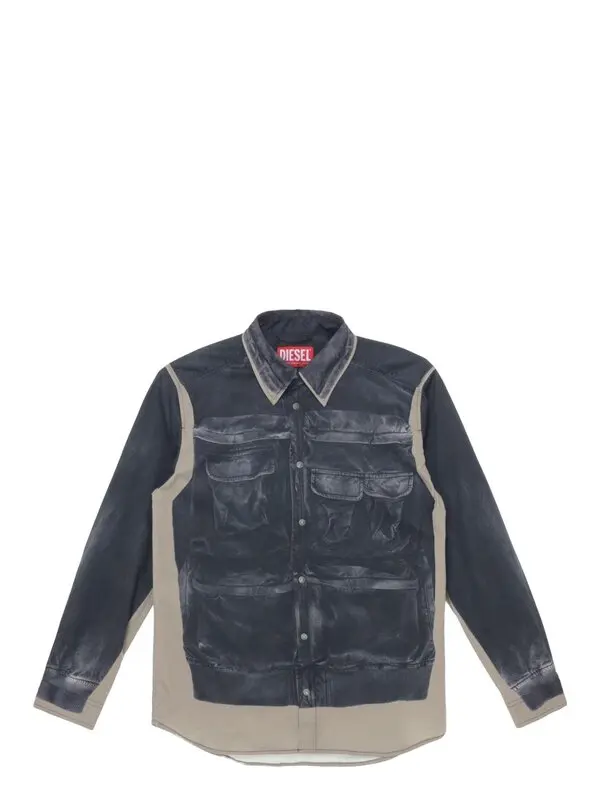 DIESEL® S-after-a Shirt Jacket - Black