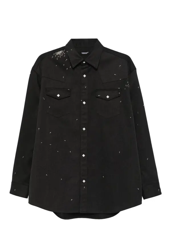 UNDERCOVERISM Cross-motifs Shirt - Black