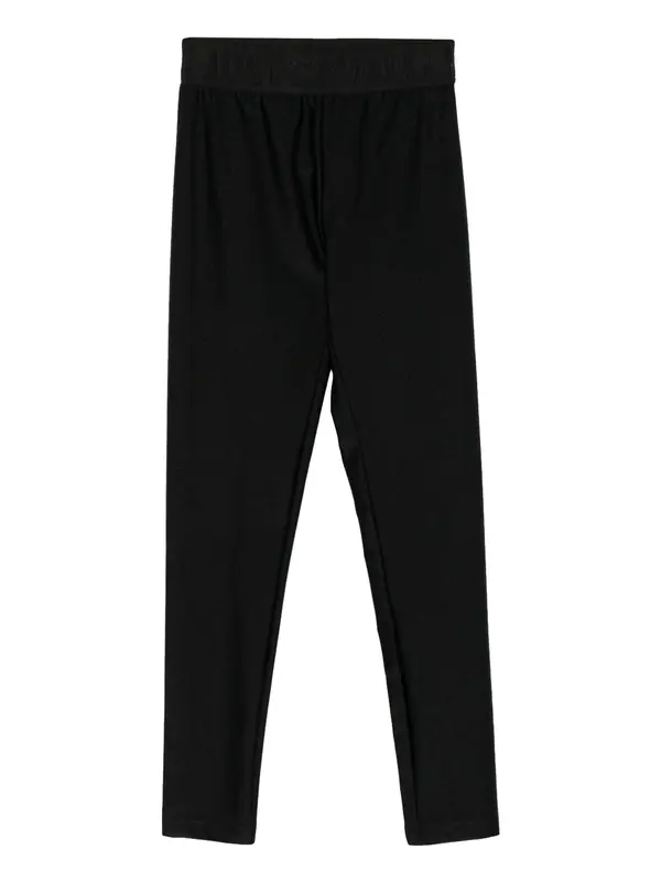Just Cavalli Logo-waistband Leggings - Black