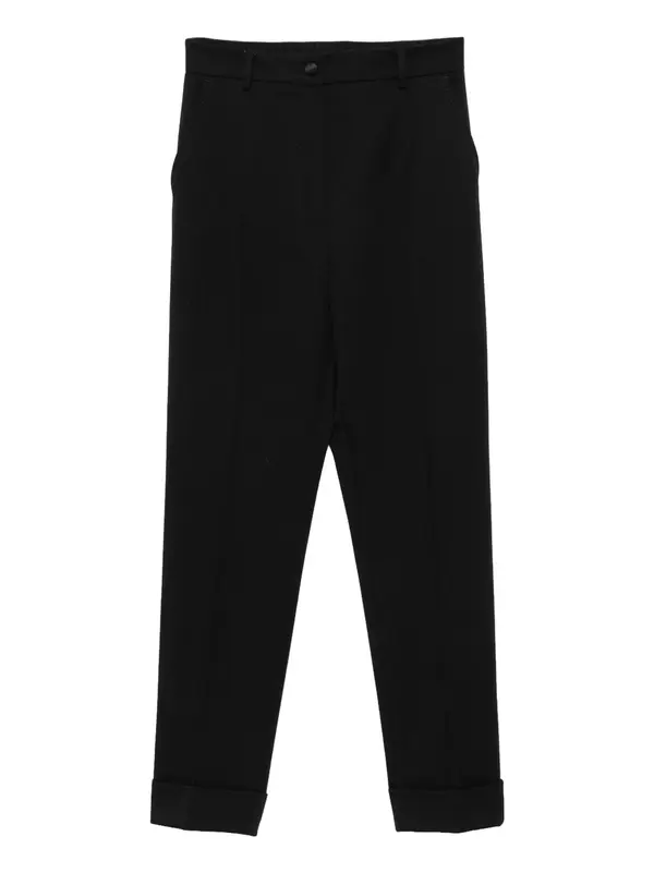 Dolce & Gabbana Wool Trousers - Black
