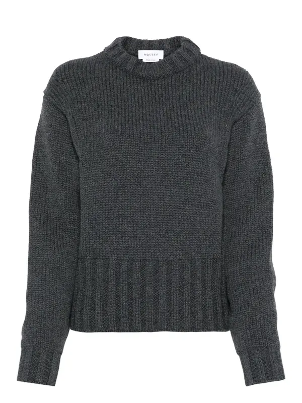 Alexander McQueen Crew-neck Sweater - Grey