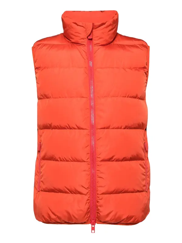 Aspesi Quilted Down Gilet - Orange