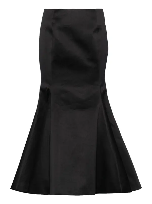 ENTIRE STUDIOS Burgeon Flared Skirt - Black