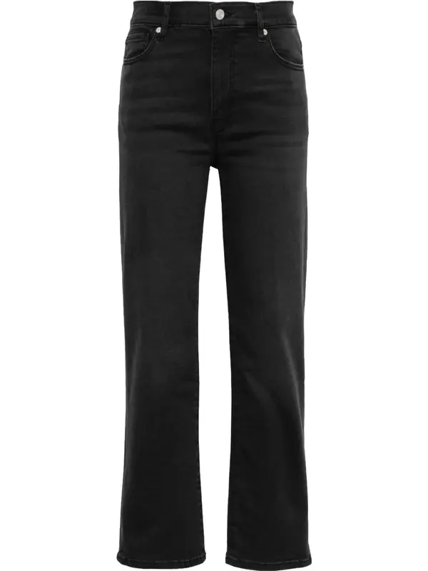 FRAME Le Sleek Straight Leg Jeans - Black
