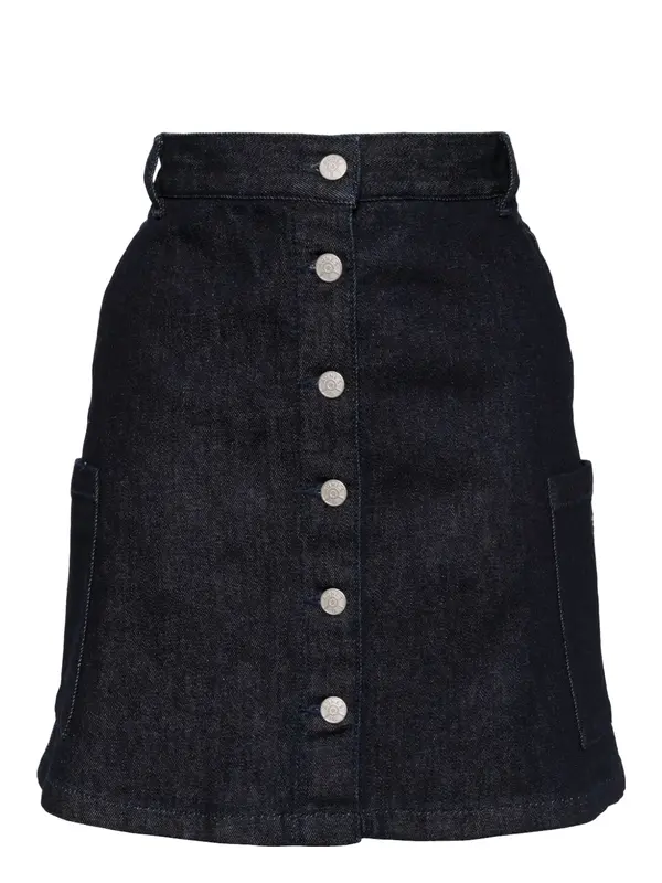 AGNÈS B. Denim Straight Skirt - Blue