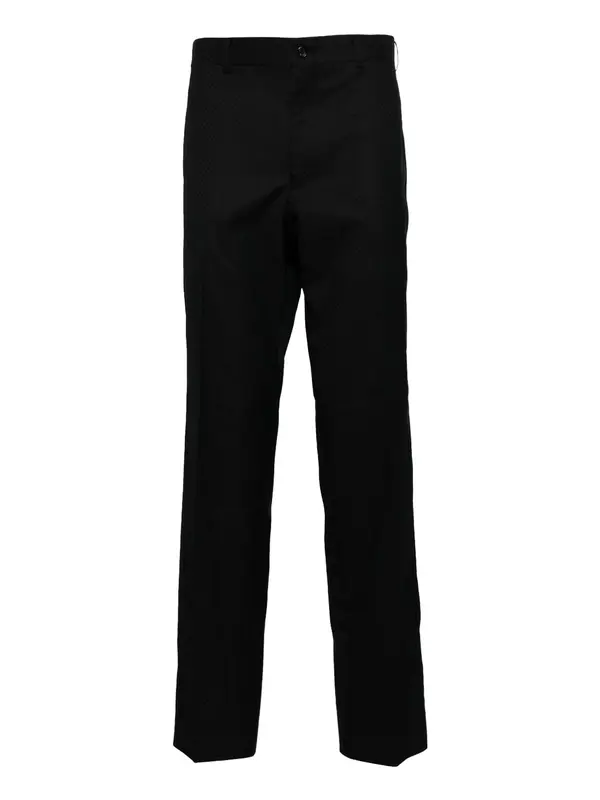 Comme Des Garçons Checkerboard Trousers - Black