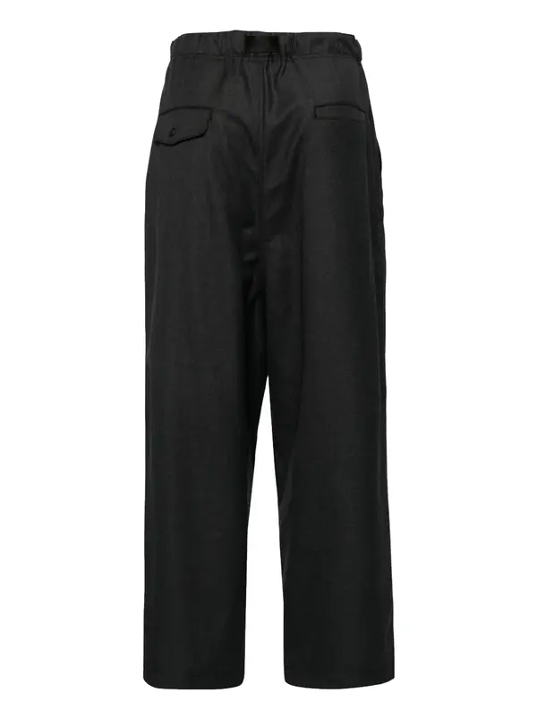 Comme Des Garçons Cinch Belt Trousers - Grey