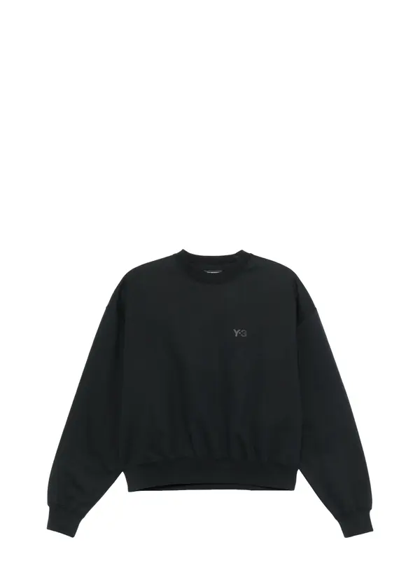 Y3 X Adidas Logo-print Sweatshirt - Black