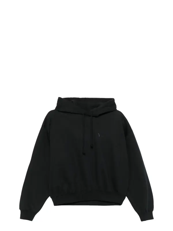 Y3 X Adidas Logo-print Hoodie - Black