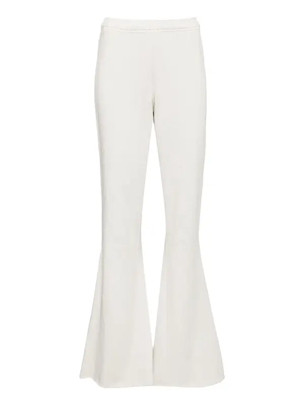 ENTIRE STUDIOS Heavy Flare Trousers - White