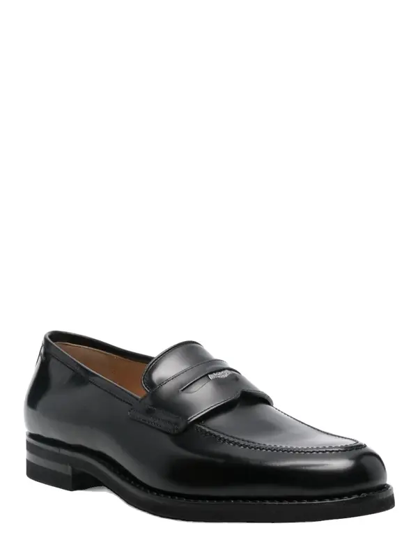 Bally Leather Loafers - Black