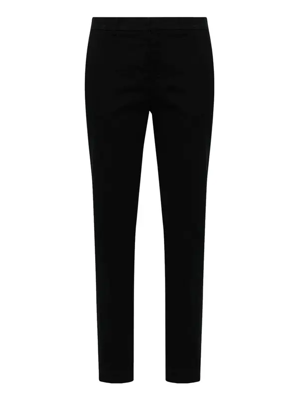 Aspesi Cropped Slim Trousers - Black