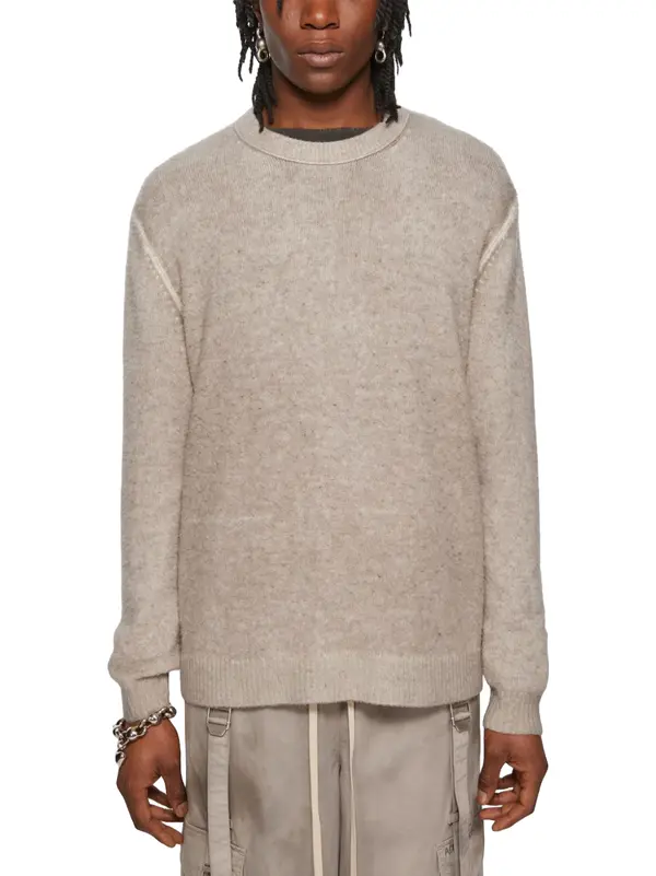 Acne Studios Printed Crew-neck Jumper - Neutrals