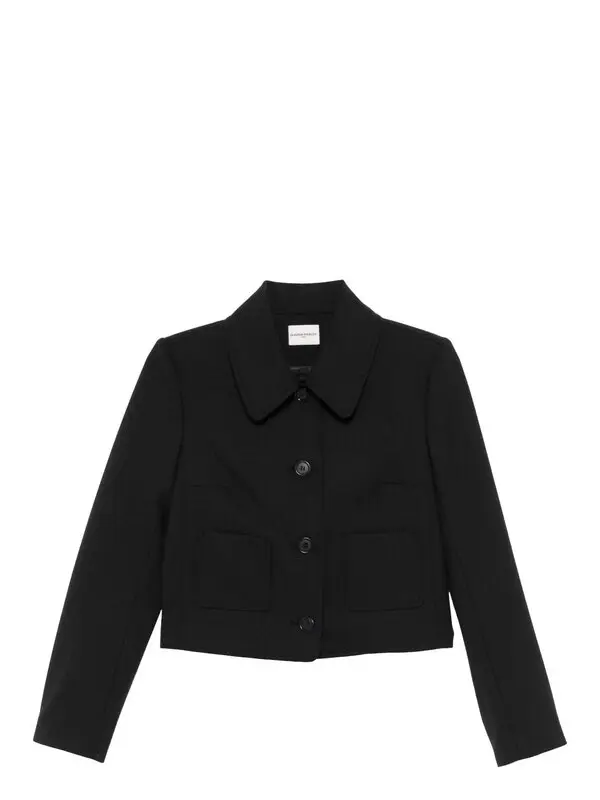 Claudie Pierlot Twill Box Jacket - Black