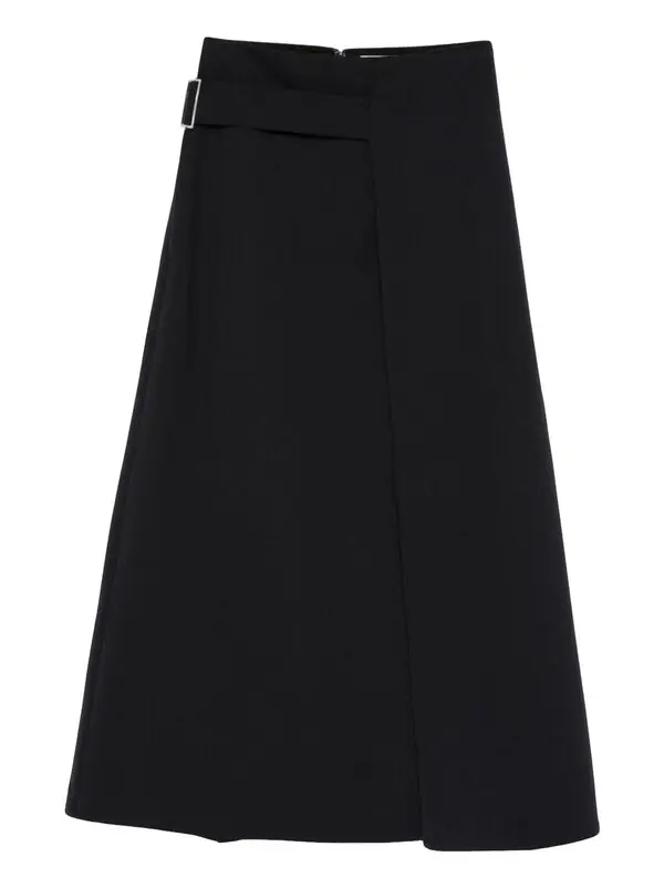 Studio Nicholson Belted A-line Skirt - Blue