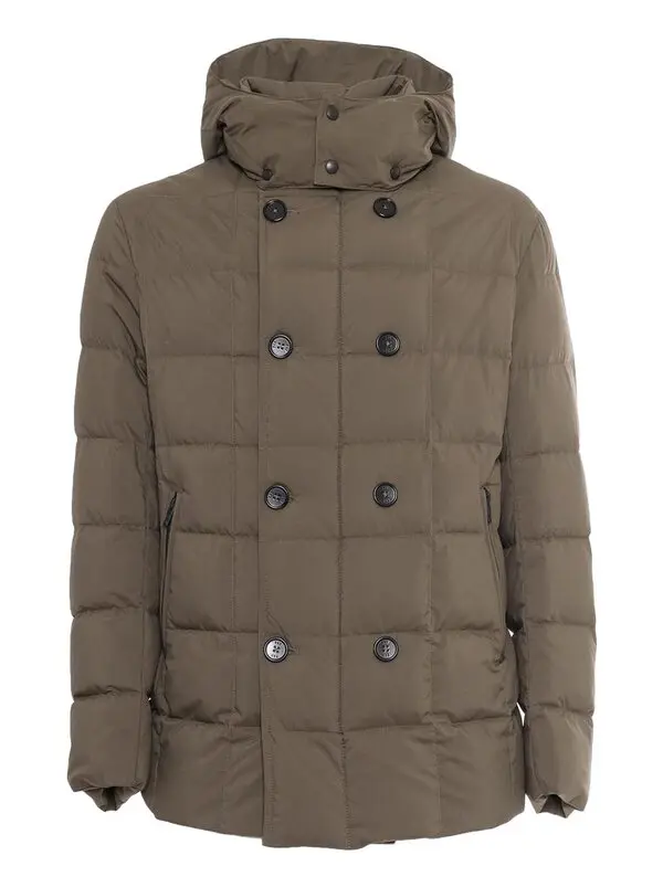 FAY Short Down Jacket - Green