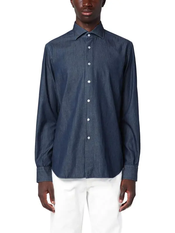 XACUS Denim Casual Shirt - Blue